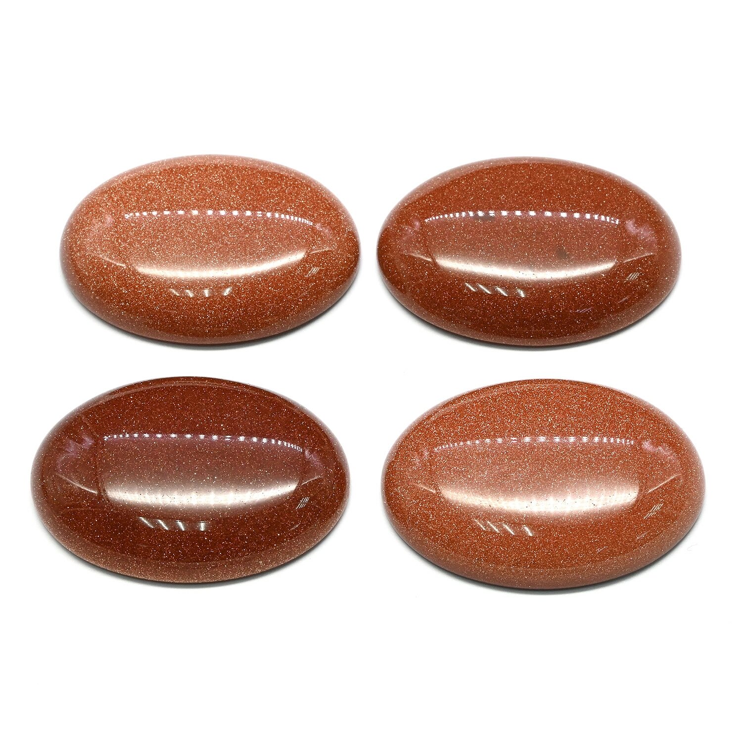 Кабошон из авантюрина(искусственного) овал 40*30*8мм