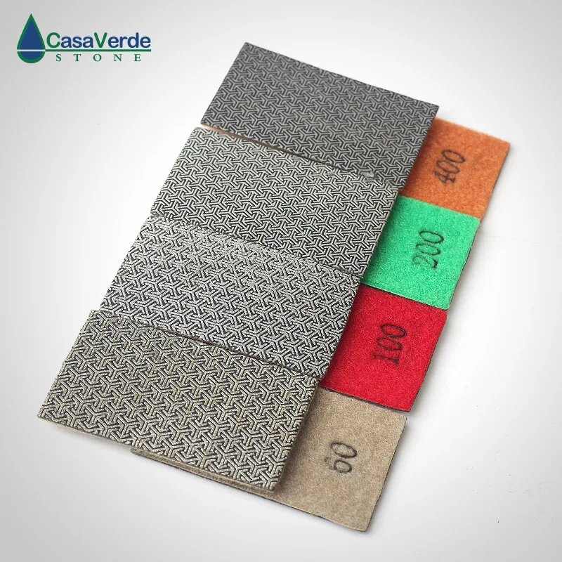 Алмазные полировальные колодки Casaverde 90x55 мм, A Set-4pcs
