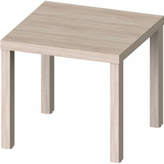 Стол журнальный Гуд Лакк S00791 Энкель 50 50x50x45, дуб беленый