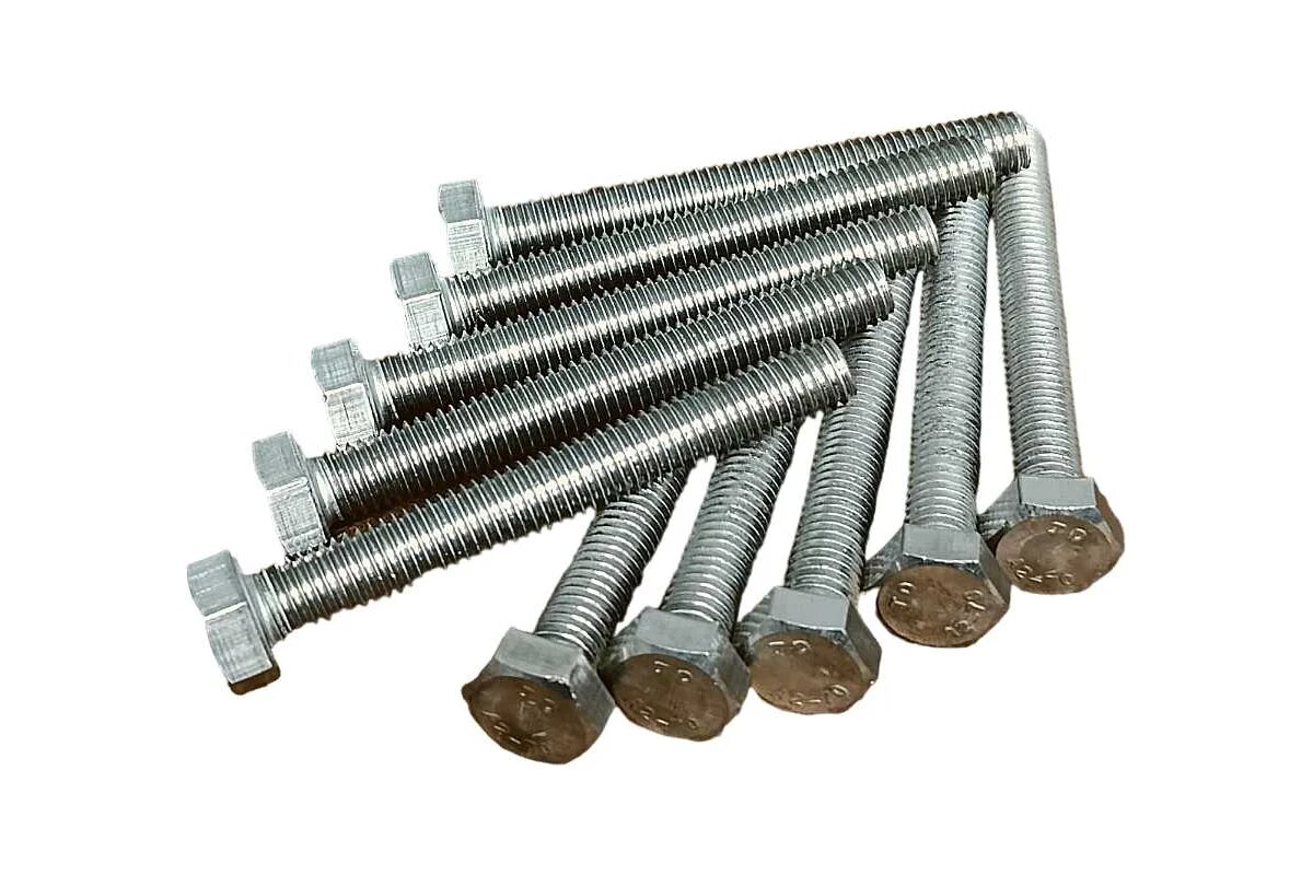 АС1301006091N07 Болт нержавеющий DIN 933 10x60 мм, метрическая резьба, 10 шт