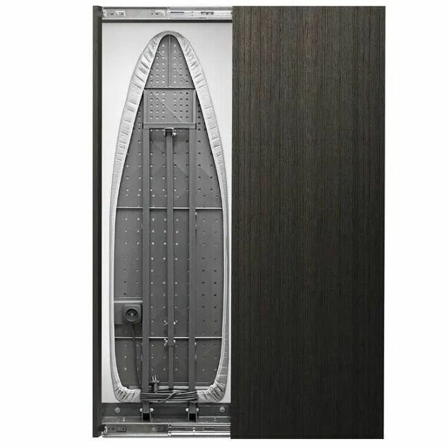 Выдвижная гладильная доска Айрон Слим Эко купе без зеркала венге право