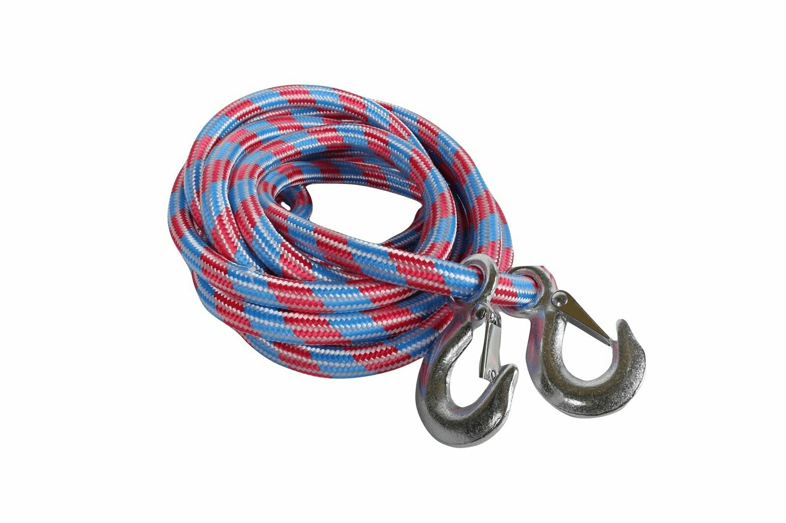 Трос буксировочный 5т 5м 2 крюка веревка