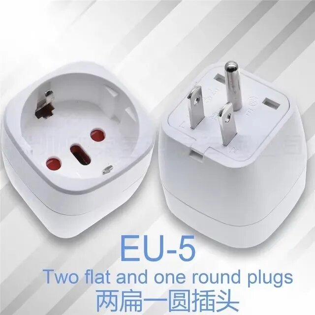 Адаптер розетки ЕС на австралийскую EU-5 white