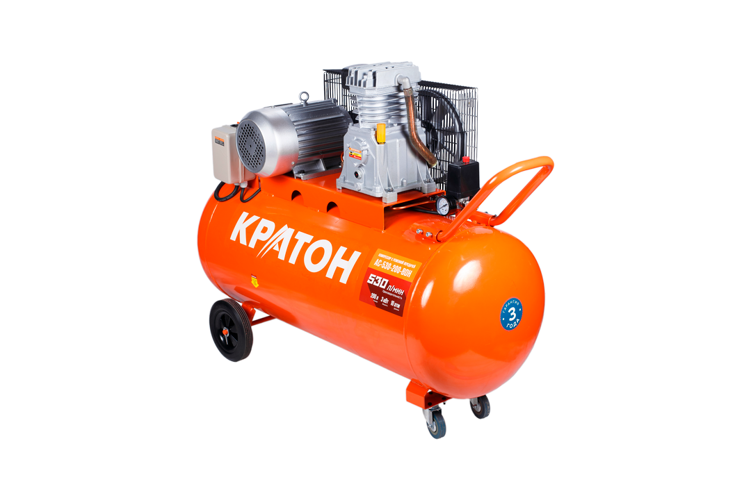 Компрессор с ременной передачей Кратон AC-530-200-BDH