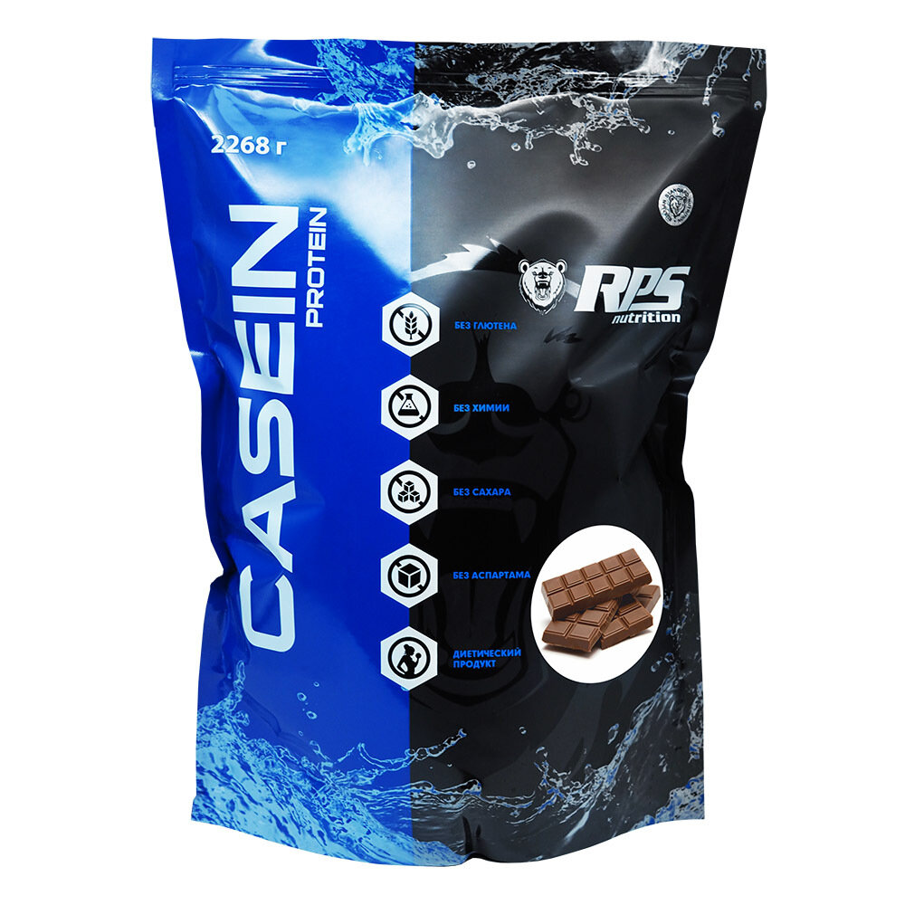 Мицеллярный казеин RPS Nutrition Casein Protein - 2268 г, двойной шоколад