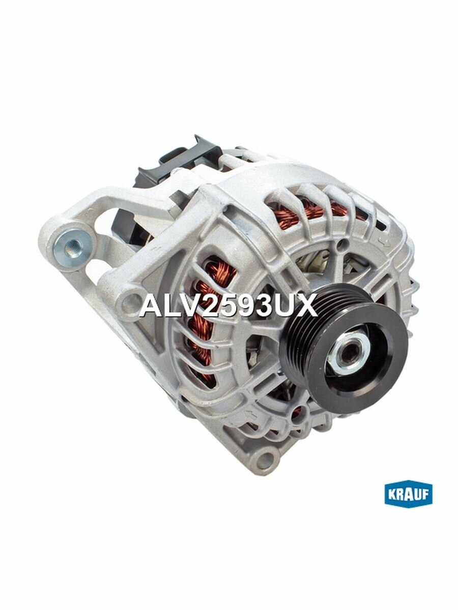 Генератор KRAUF ALV2593UX, для OPEL Astra J, передний, металл, пластик