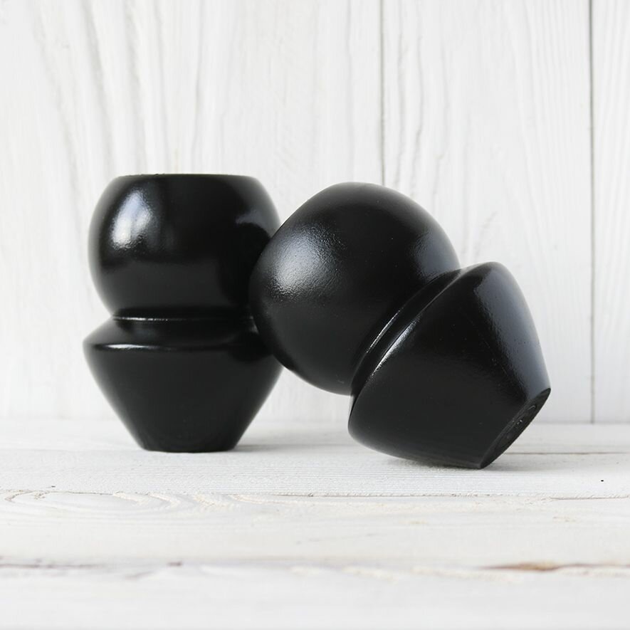 Деревянные мебельные ножки из берёзы для диванов, шкафов, кресел, тумб / высота 100 мм / комплект 2 штуки