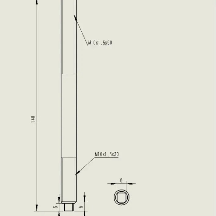 M10x1, 5x140 болт выхлопа racecargearbox для двигателя Titanium bolt Gr5