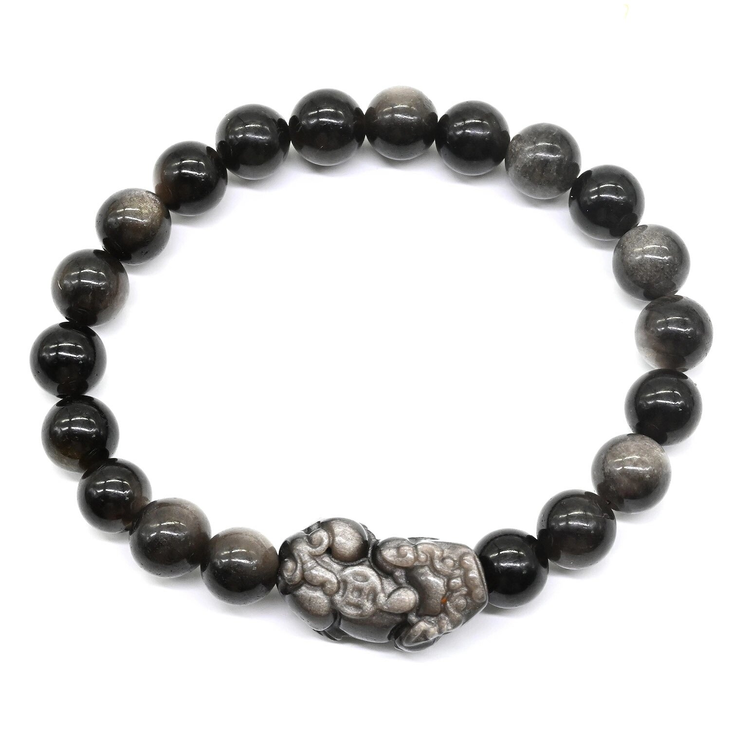 Браслет, обсидиан