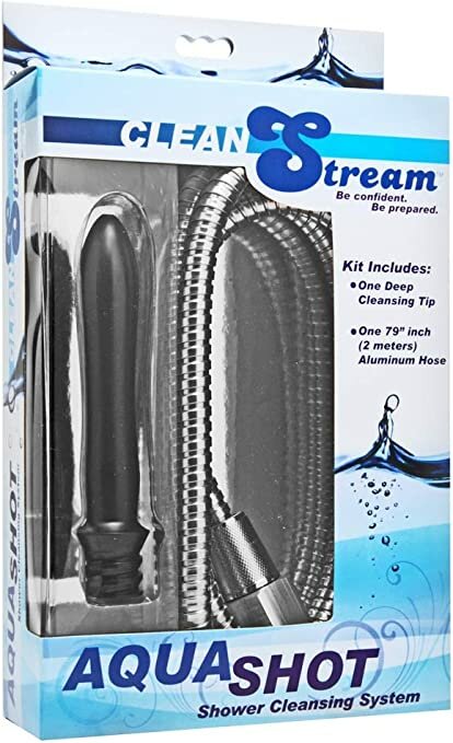 Aqua Shot - Очищающий анальный душ, 14х3 см