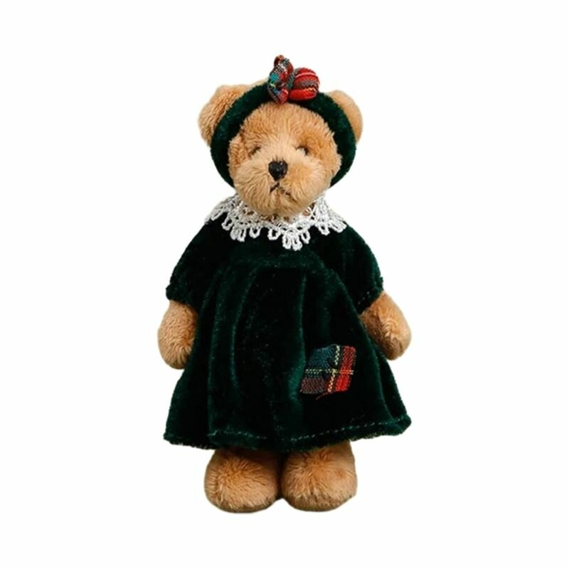 Костюм медведя, костюм кролика, плюшевое украшение оленя-зеленая юбка 5