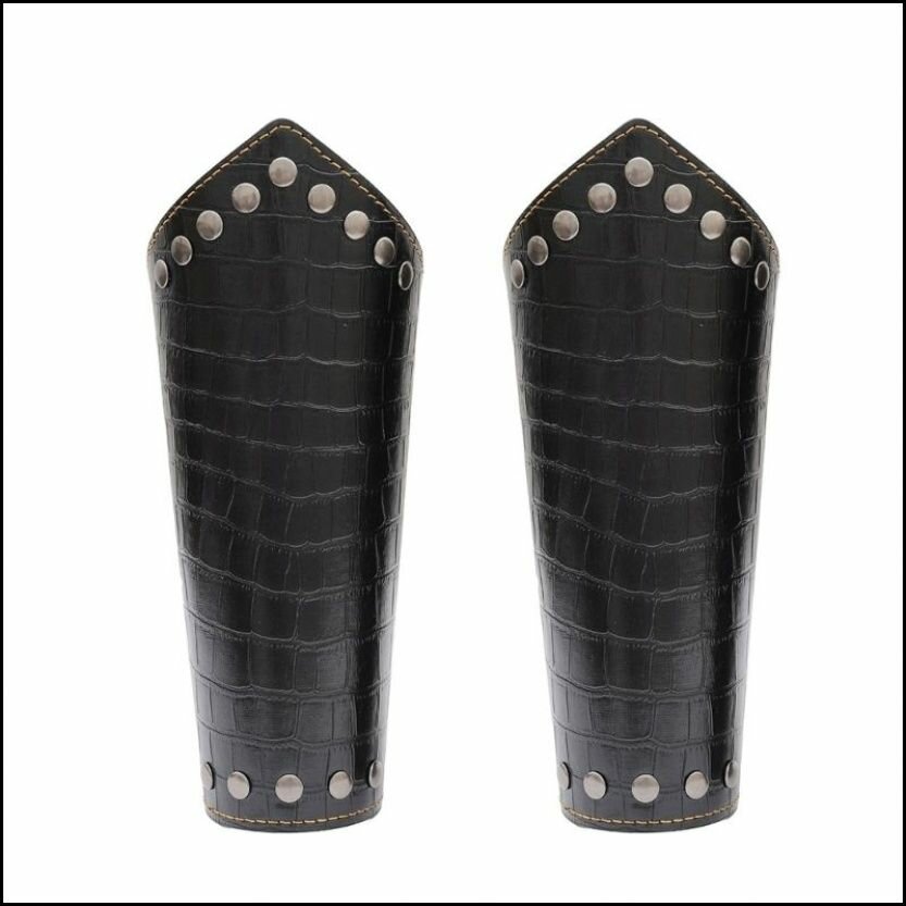 Стильный черный наручник лучника эксклюзивный