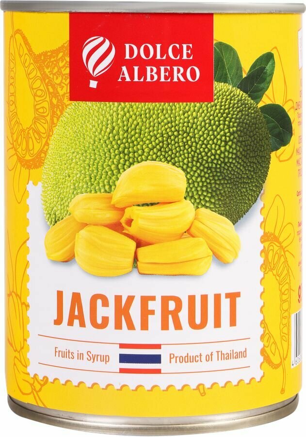 Джекфрут DOLCE ALBERO в сиропе ж/б (Таиланд) 580мл