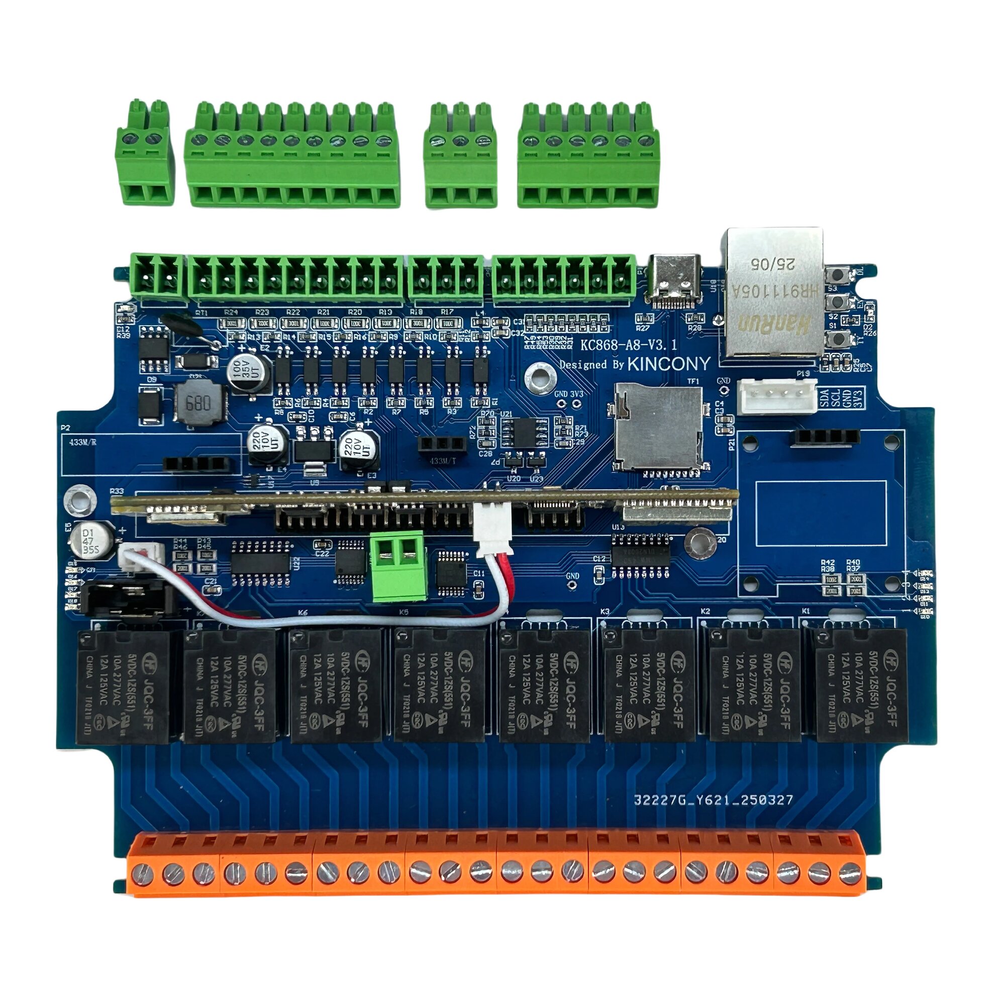 Плата реле разработки A8v3 ESPHome ESP32-S3 — фото 1