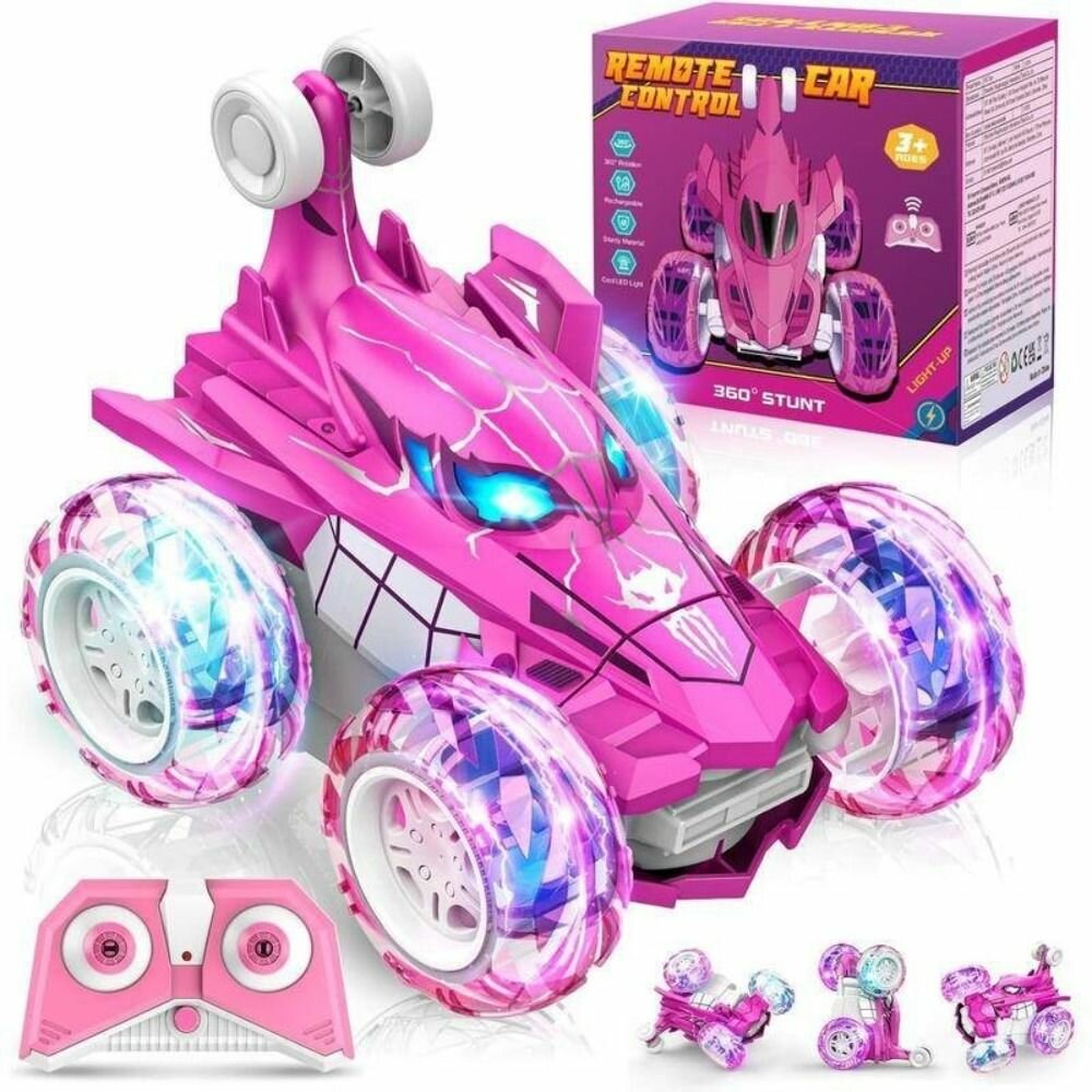 Spider-Man 4WD Remote Control Stunt Car 360 градусов поворот с функцией дрифта с радио дистанционного управления Подарок для детей