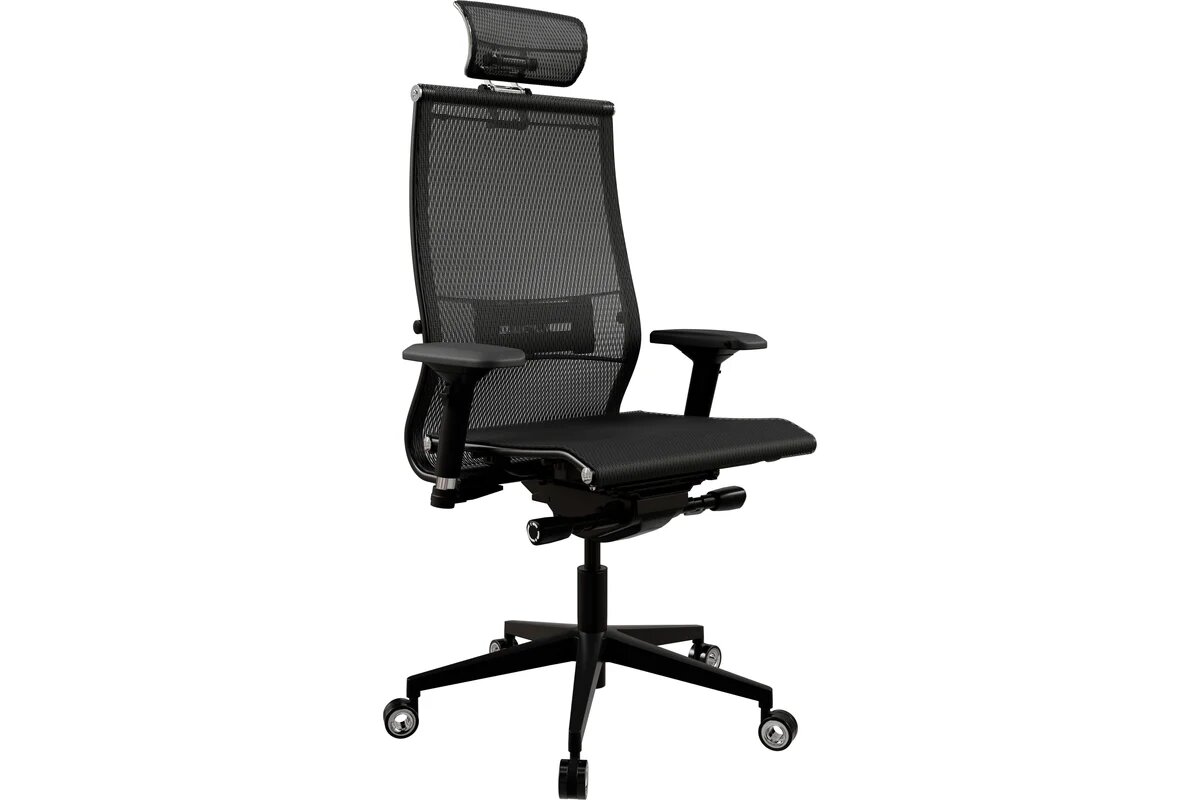 Z30.3.15. AA / Кресло метта Samurai Black Edition new, на колесиках, сетка, черный/черный (z30.3.15. a