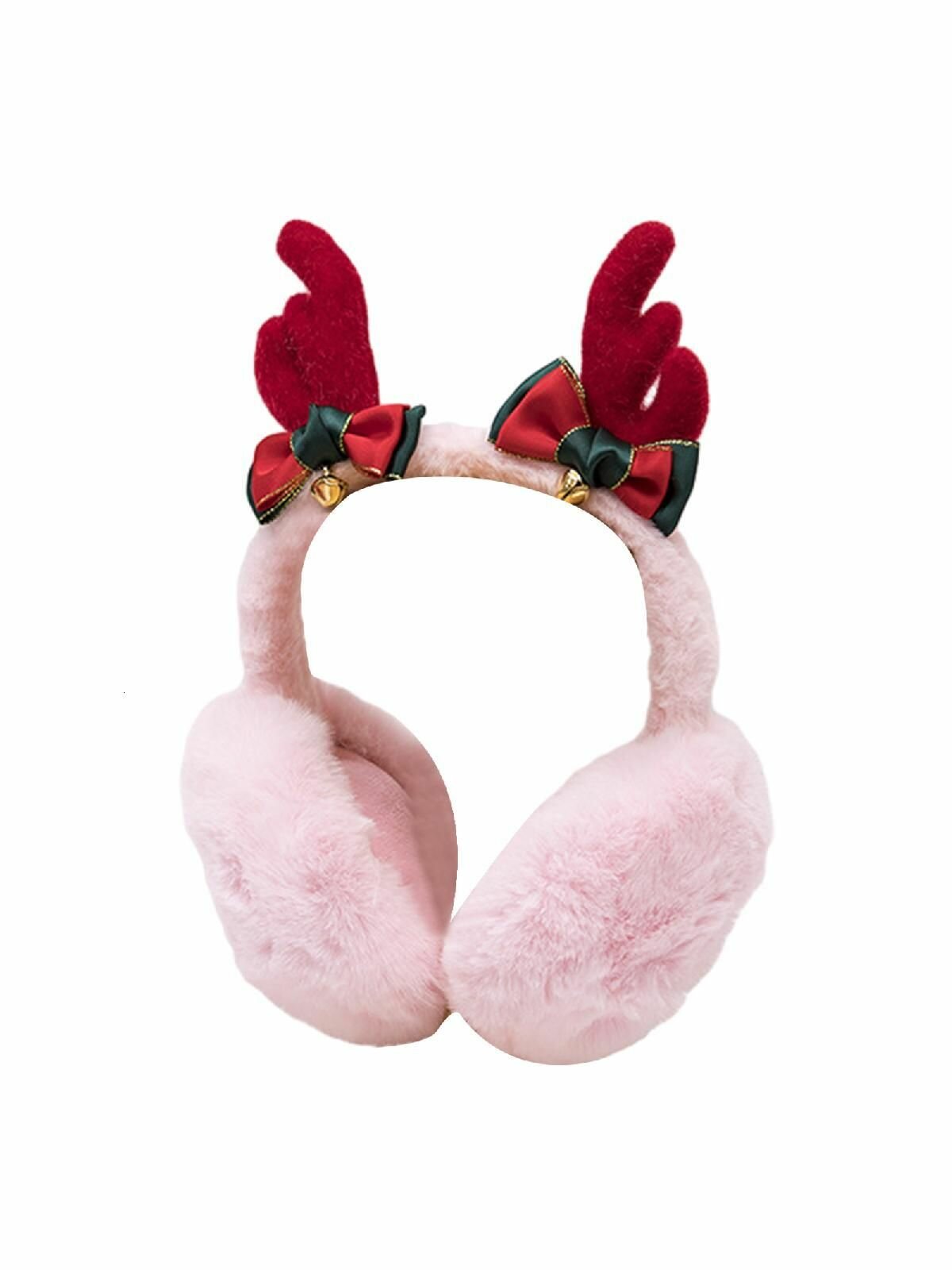 Наушники меховые, Складные плюшевые наушники Christmas antlers_Блеск