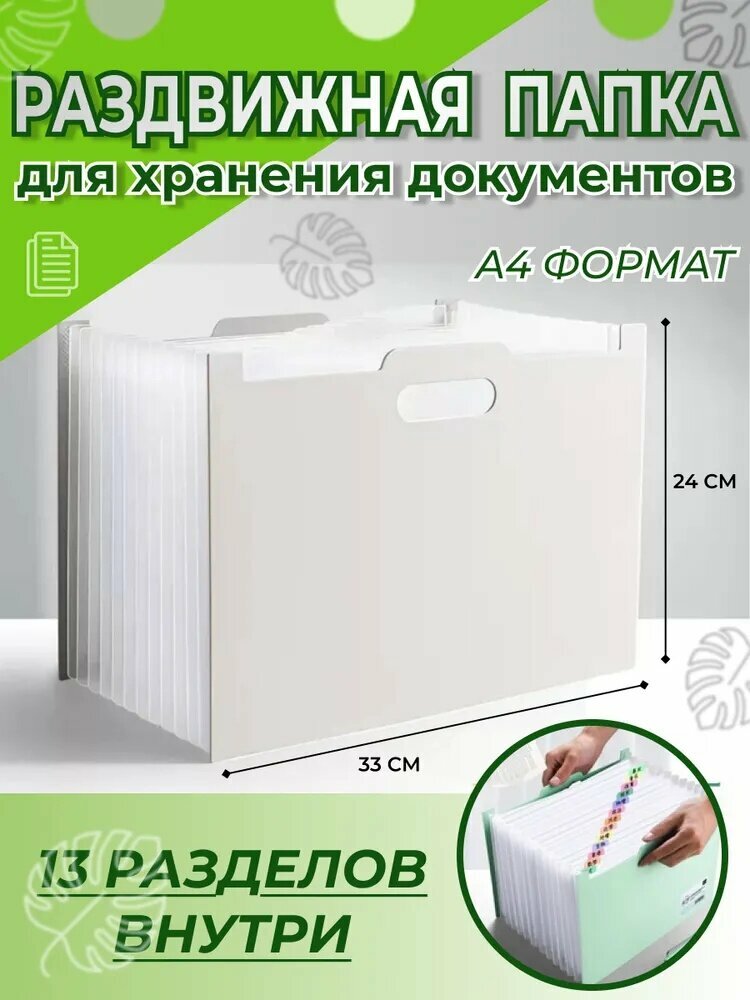 Папка-органайзер A4 (21 × 29.7 см), 1 шт.