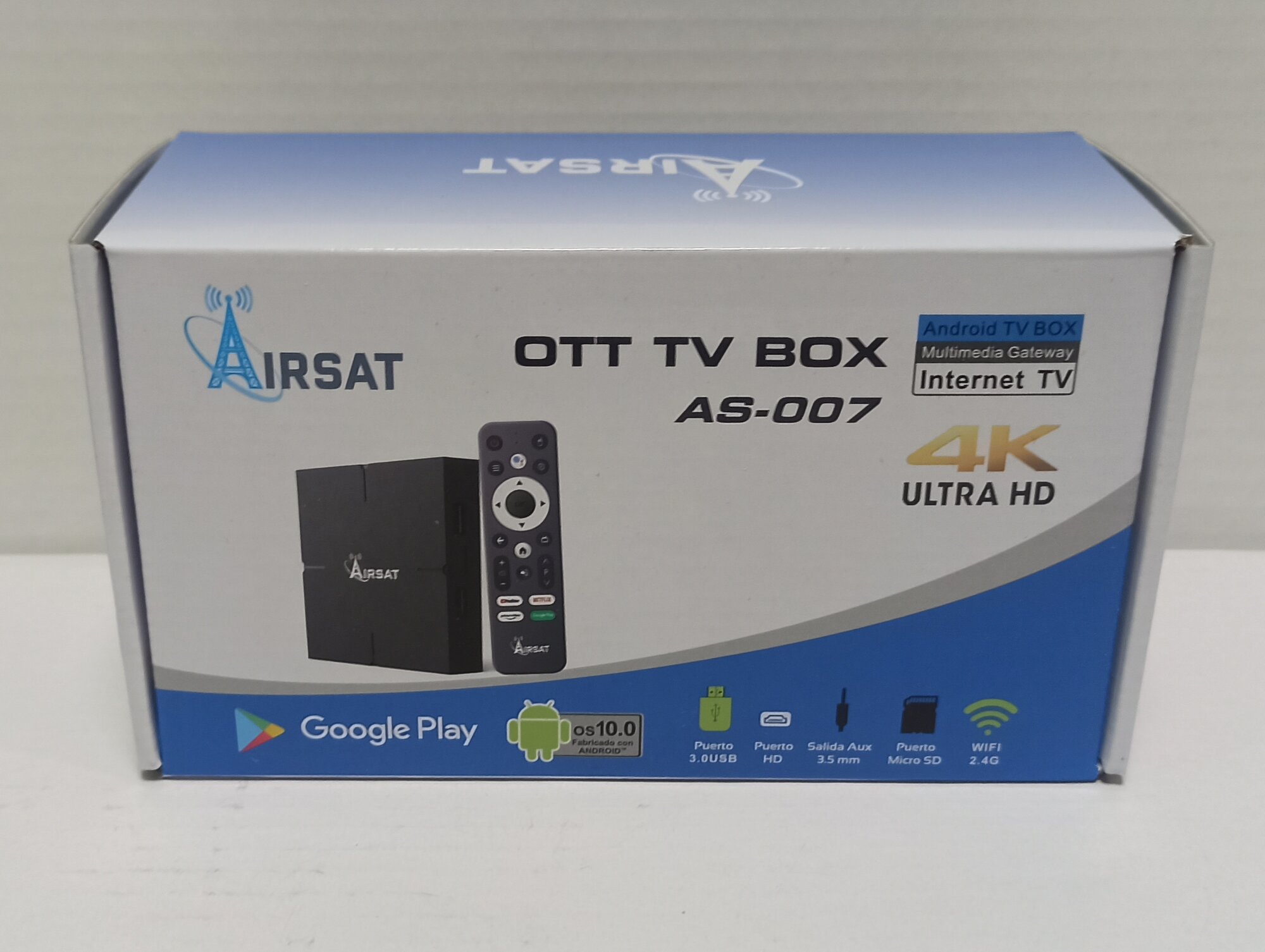 Смарт-приставка Airsat AS-007 Android с установленными российскими приложениями