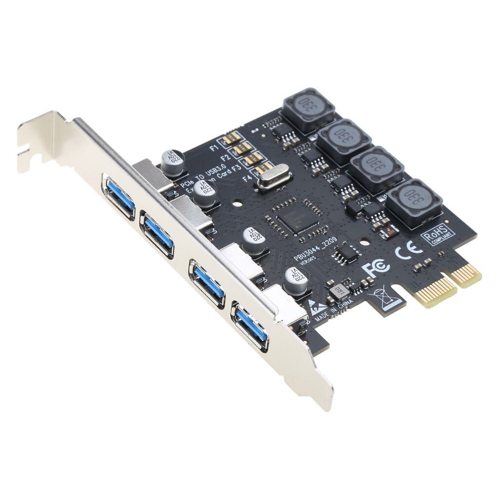 PCI-E в USB 3.0, 4 порта