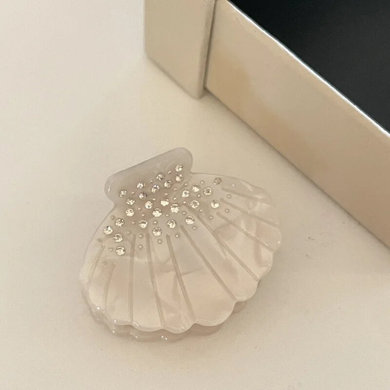 Зажим для волос во французском стиле, украшение для волос с искусственными вьющимися волосами из уксусной кислоты, ложка-держатель, зажим для волос с акулой, аксессуар для волос