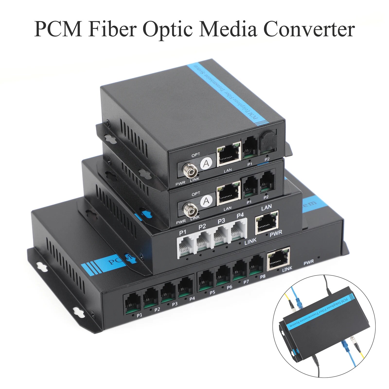 Оптический трансивер LYNNDM SC 8-канальный 100MPort EU