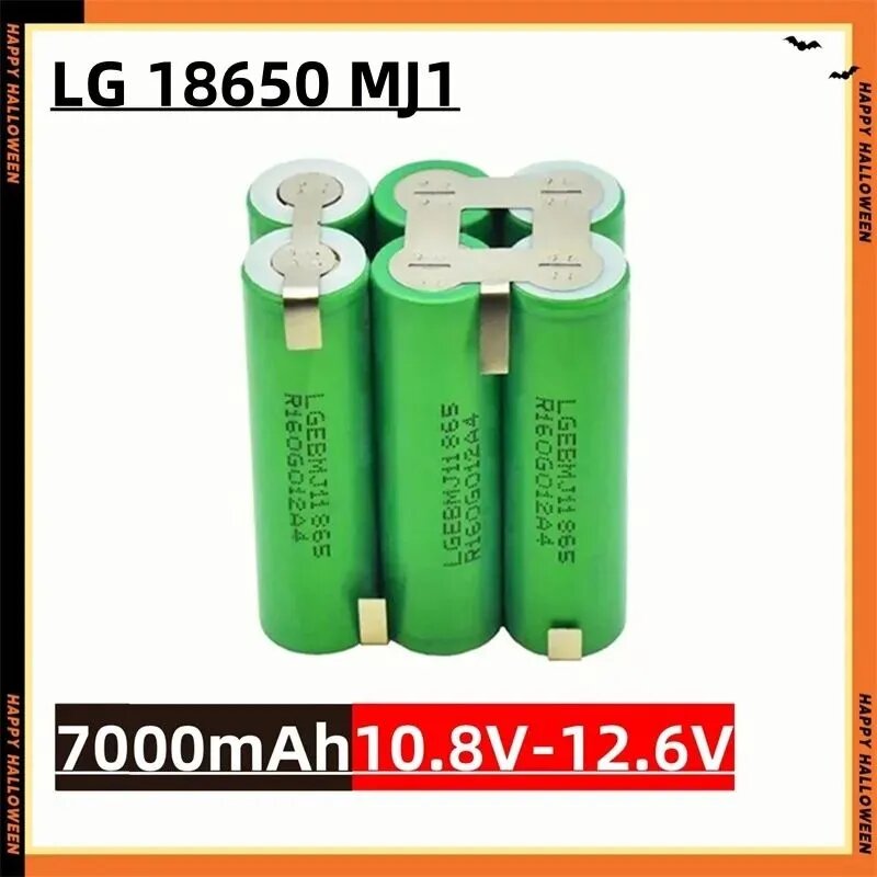 Литий-ионный аккумулятор MJ1- 18650 2s1p 1s3p 3s2p 4s2p 5s2p 18650 блок питания 3500 мАч 18 В отвертка 18650 перезаряжаемый аккумулятор