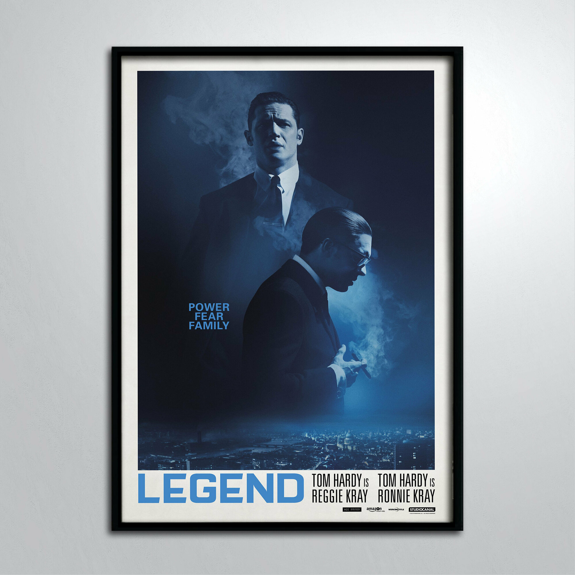 Постер без рамы/Легенда Том Харди Дым Legend