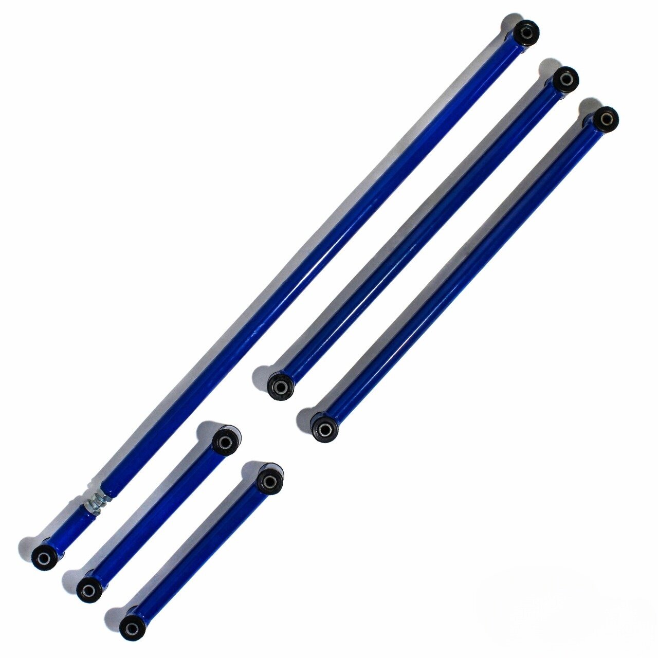 Реактивные тяги тюнинг (труба 1.5мм) регулируемая панара (синие)