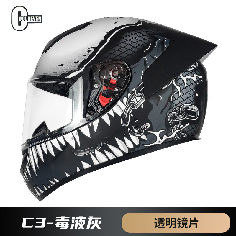 Шлем Four Seasons, L, C3 Venom Gray, с линзой