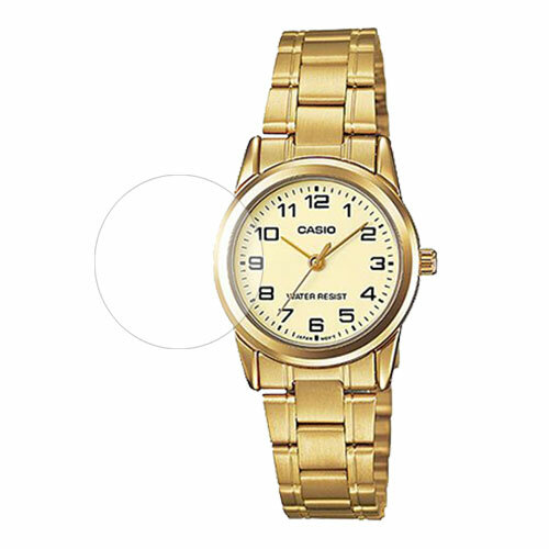 Скрин Мобайл защитный экран для часов Casio LTP-V001G-9B из гидрогелевая плёнка прозрачная