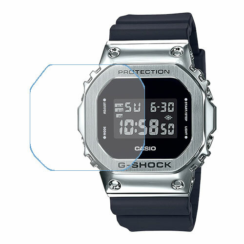 Скрин Мобайл защитный экран для часов Casio GM-5600-1 из нано стекло 9H