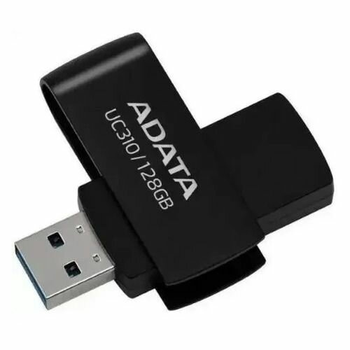Флешка USB A-Data UC310 128ГБ, USB3.2, черный [uc310-128g-rbk]