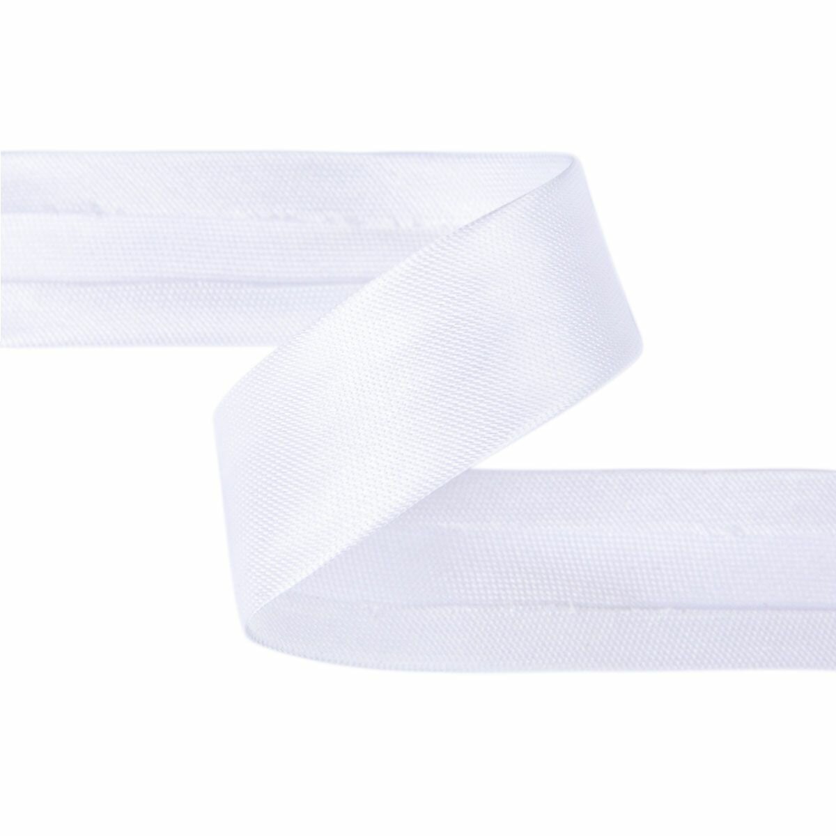 Косая бейка "Gamma" GK-18P 17 - 18 мм 5 х 5.4 м белый №001