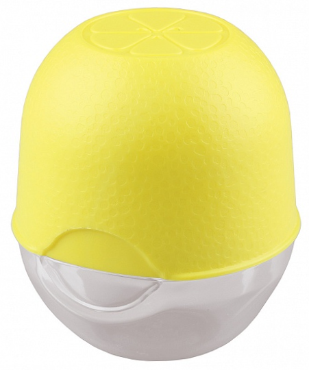 Контейнер для хранения продуктов Phibo для лимона полистирол прозрачный/желтый