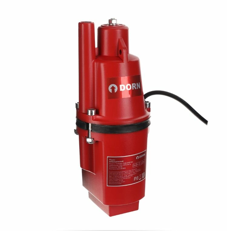 Вибрационный насос DORN 300 Вт, 1020 л/час, напор 68 м, кабель 20 м