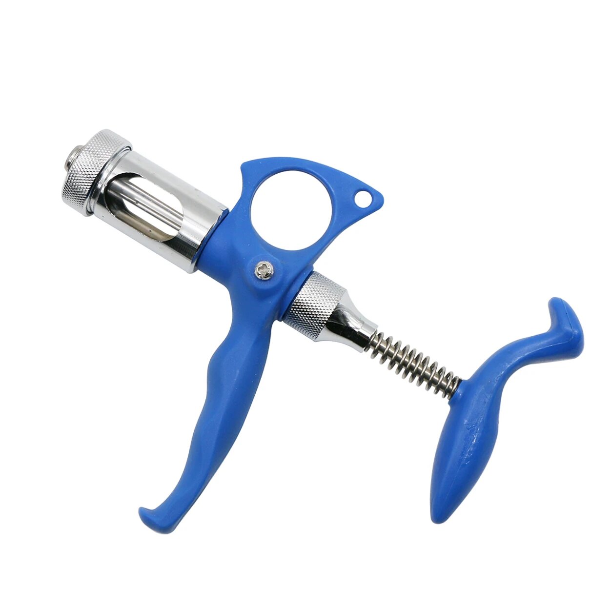 1 шт. 5ml двойная игла птицы ветряная оспа вакцина шип шприц курица автоматический непрерывный шприц инокулятор