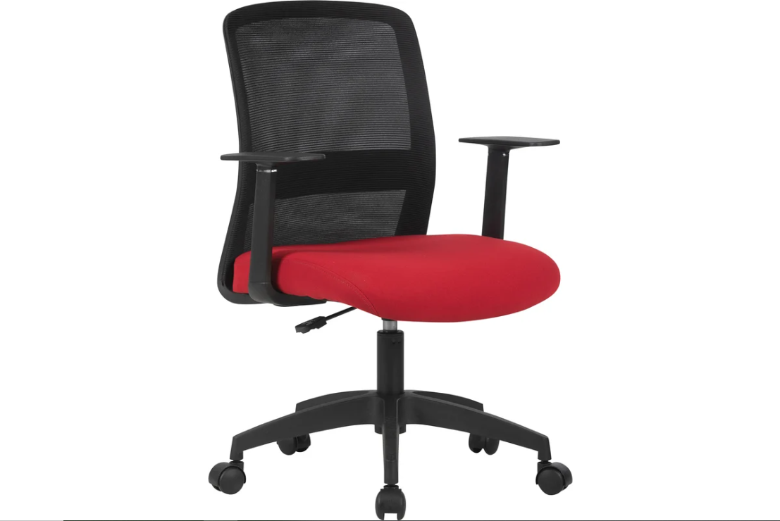 Кресло Cactus CS-MC333-BKRD черный/темно-красный