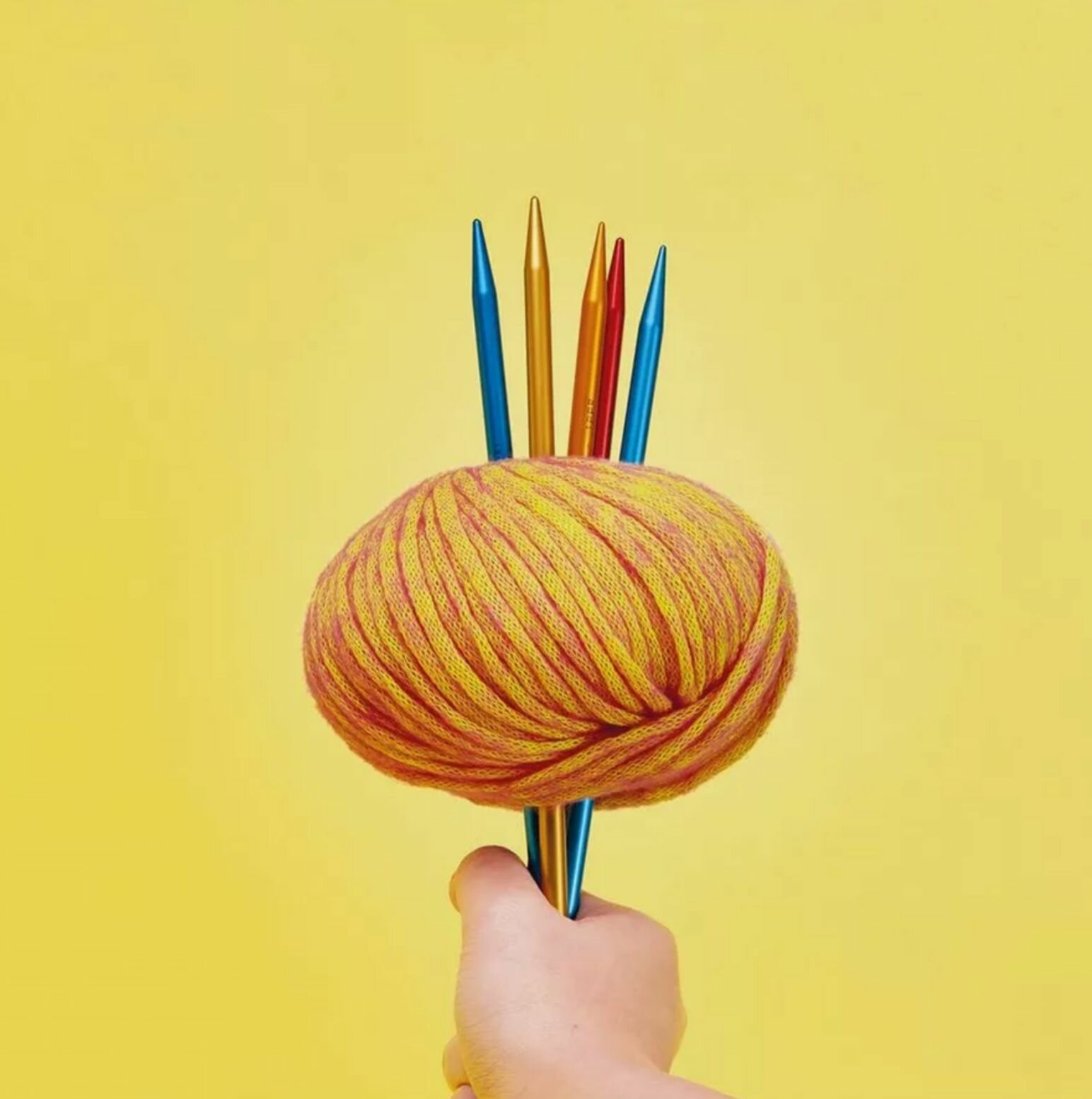 Спицы чулочные алюминий ADDI Sock 23 см № 6