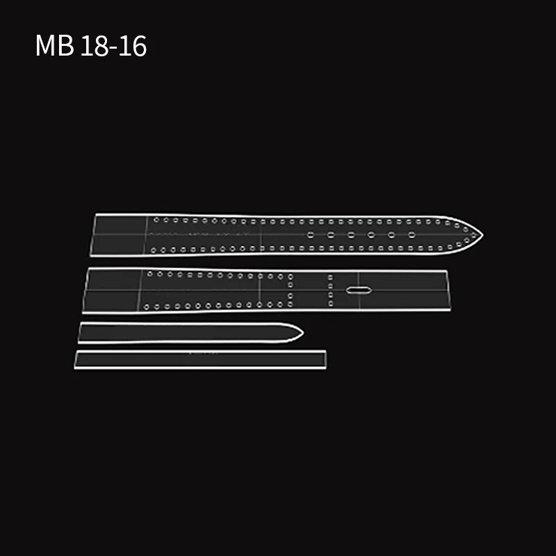 Трафарет для кожаного ремешка часов NUBECOM Male B 18-16