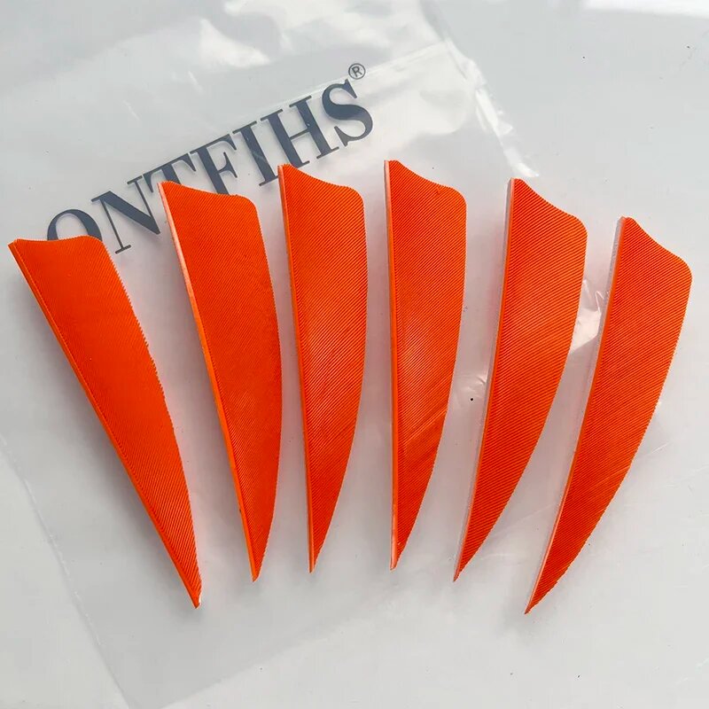 50 шт. ONTFIHS перья для стрел 3 дюйма Оранжевый, Оранжевый