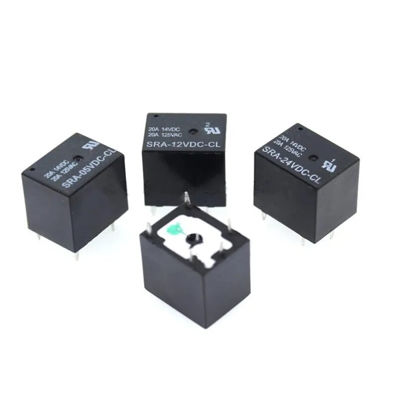 Автомобильные реле SRA-05VDC-CL SRA-12VDC-CL SRA-24VDC-CL черные 100 шт SRA-05VDC-CL