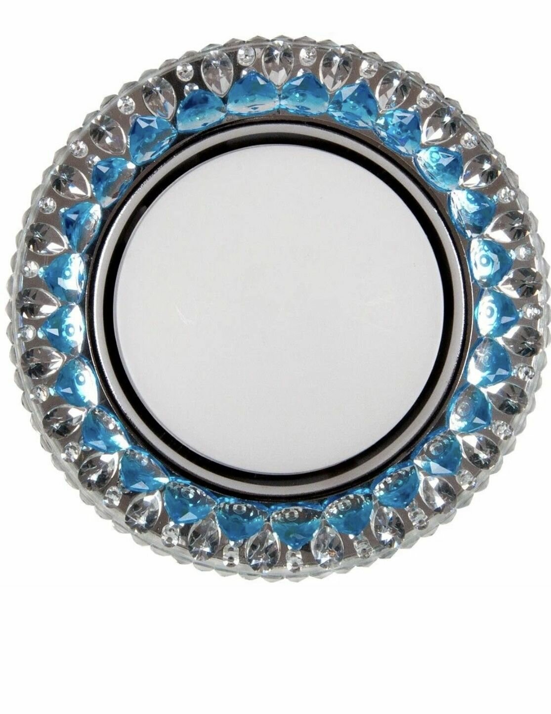 Светильник встраиваемый с LED подсветкой GX53-H38-BL синий потолочный GX53(без лампы)