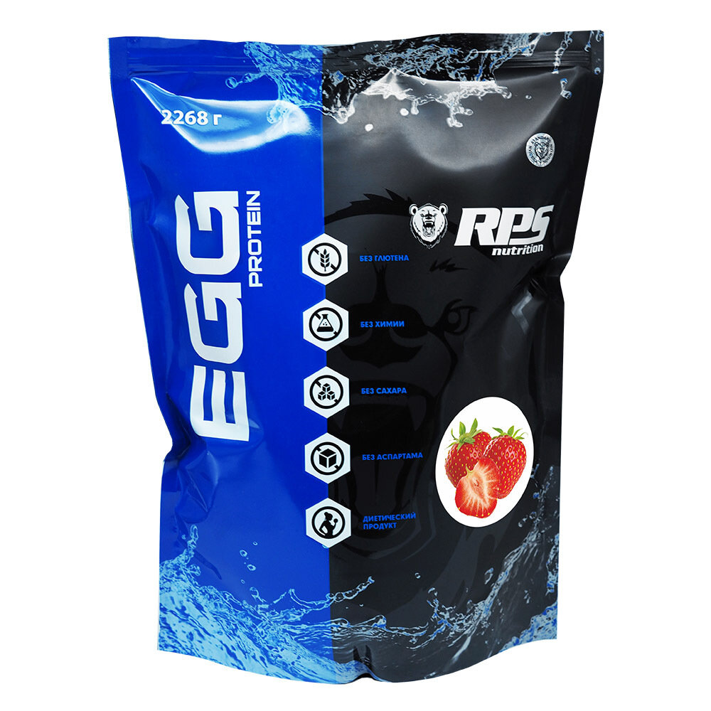 Яичный протеин RPS Nutrition EGG Protein - 2268 г, клубника