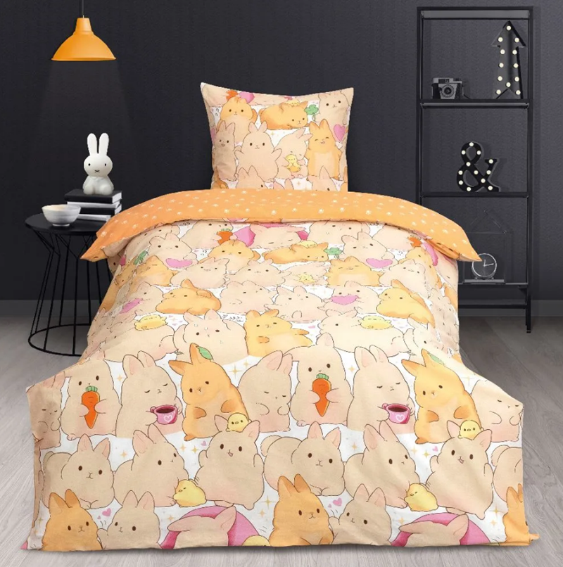 КПБ Василёк Тинейджер перкаль 71078/1 Милашки Друзьяшки твой стиль 1,5 спальный наволочка 1*70*70 для детей и подростков