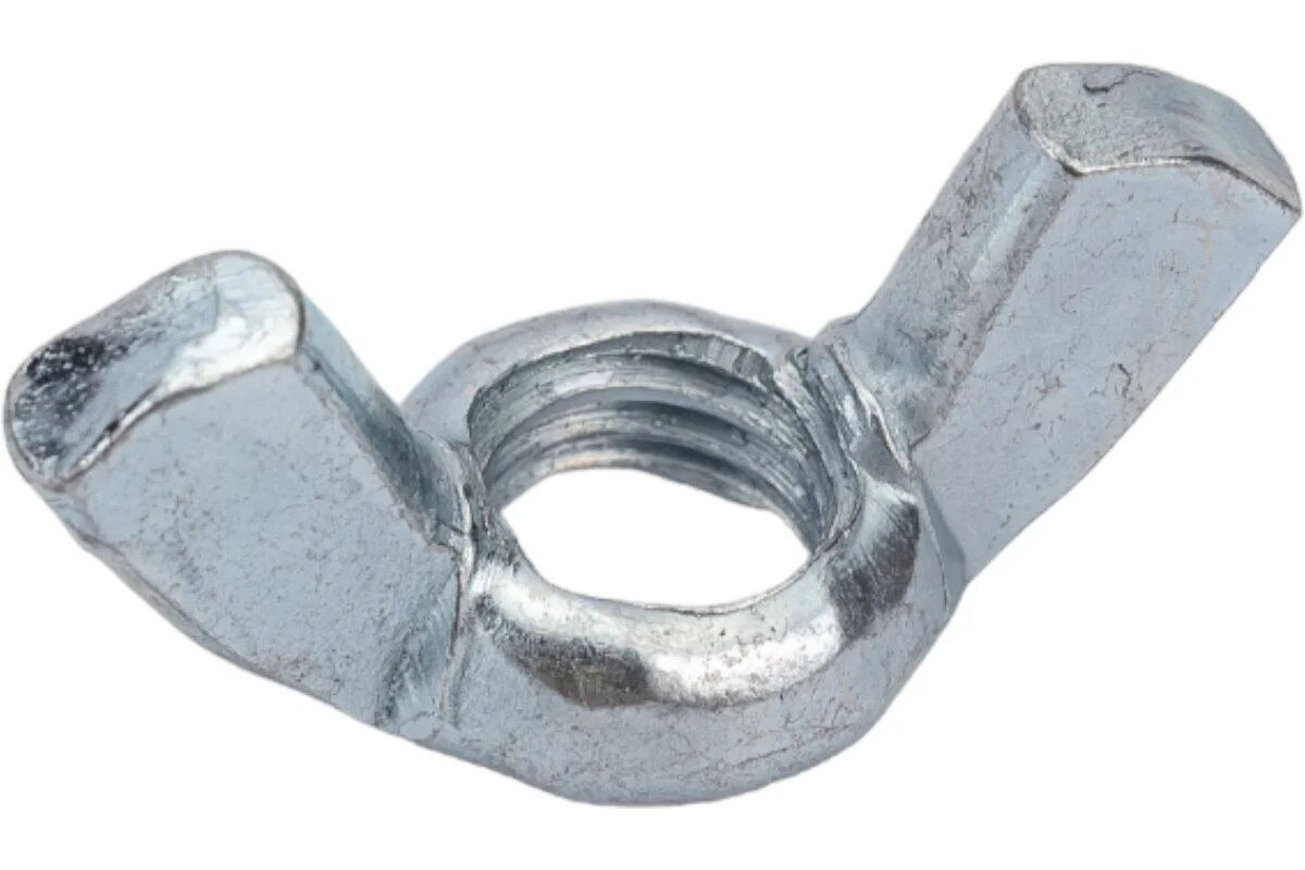 Гайка барашек Госкреп DIN 315 M10, крепежный элемент, набор 2 шт, 6-0037940