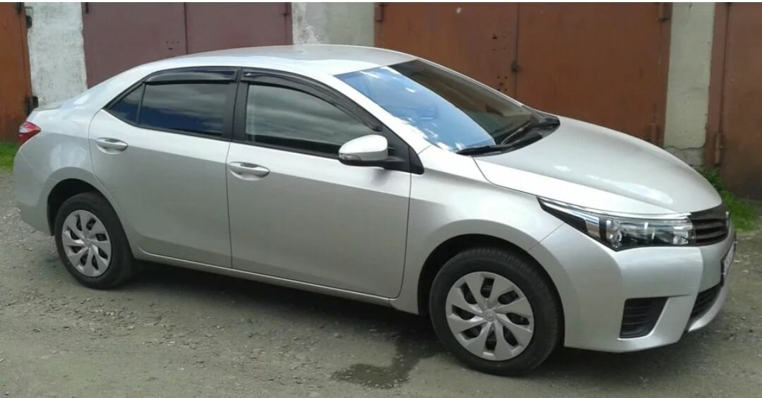 Дефлекторы окон (ветровики) Toyota Corolla XI 2013г-
