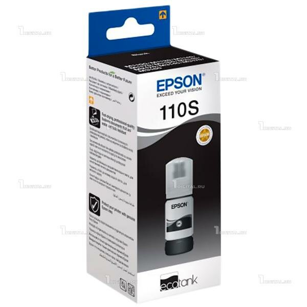 Чернила Epson C13T01L14A (110S) Black чёрные для M1100/M1120/M1140/M1170/M1180/M2140/M2170/M3140/M3170/M3180