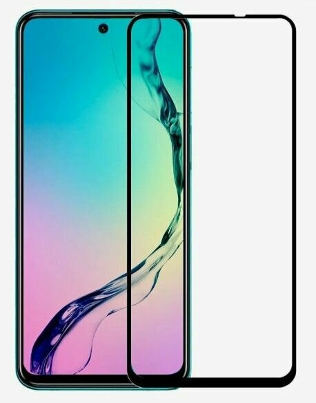 Защитное стекло Gresso для Xiaomi Redmi Note 9S/Note 9 Pro (Черная рамка)