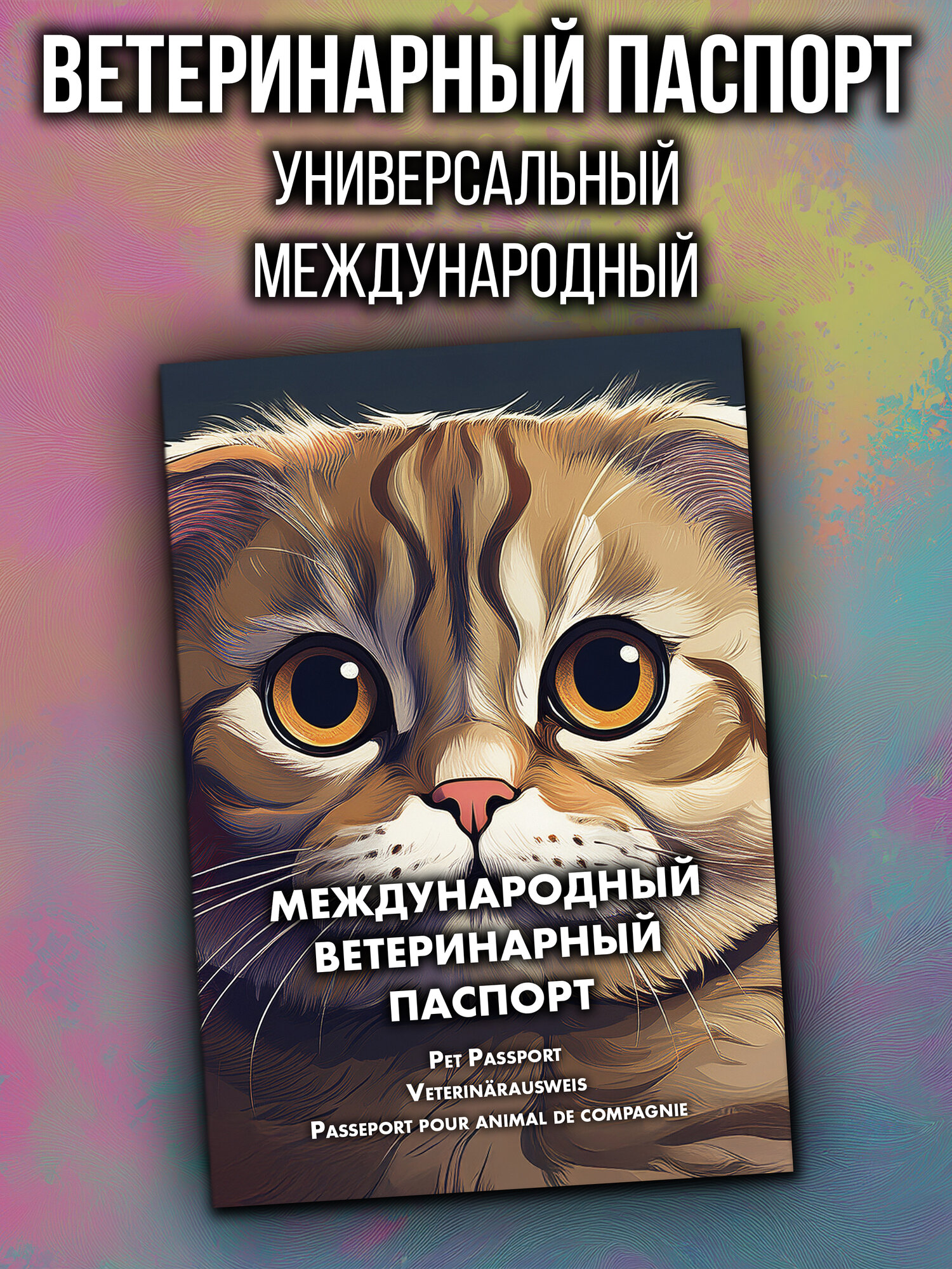 Ветеринарный паспорт для кошек, собак и любых других домашних животных, международный